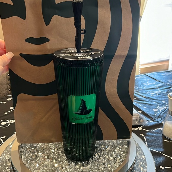 Starbucks | Dining | Wicked Starbucks Elphabas Pleated Glowinthedark ...